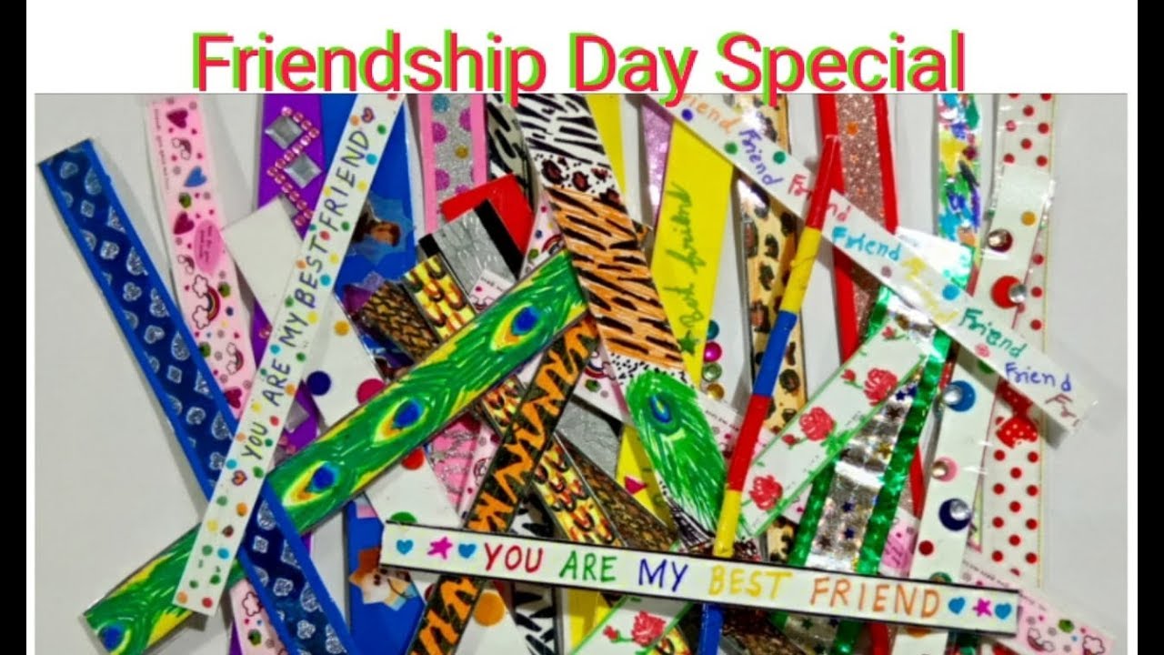 2 minutes craft friendship band 2018, Make at home - YouTube