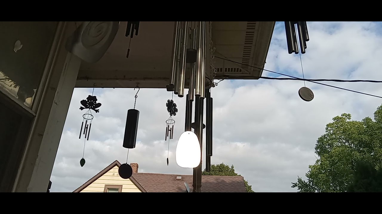 Wind chimes going pretty crazy 1 hr and 44 min video from northeast ...
