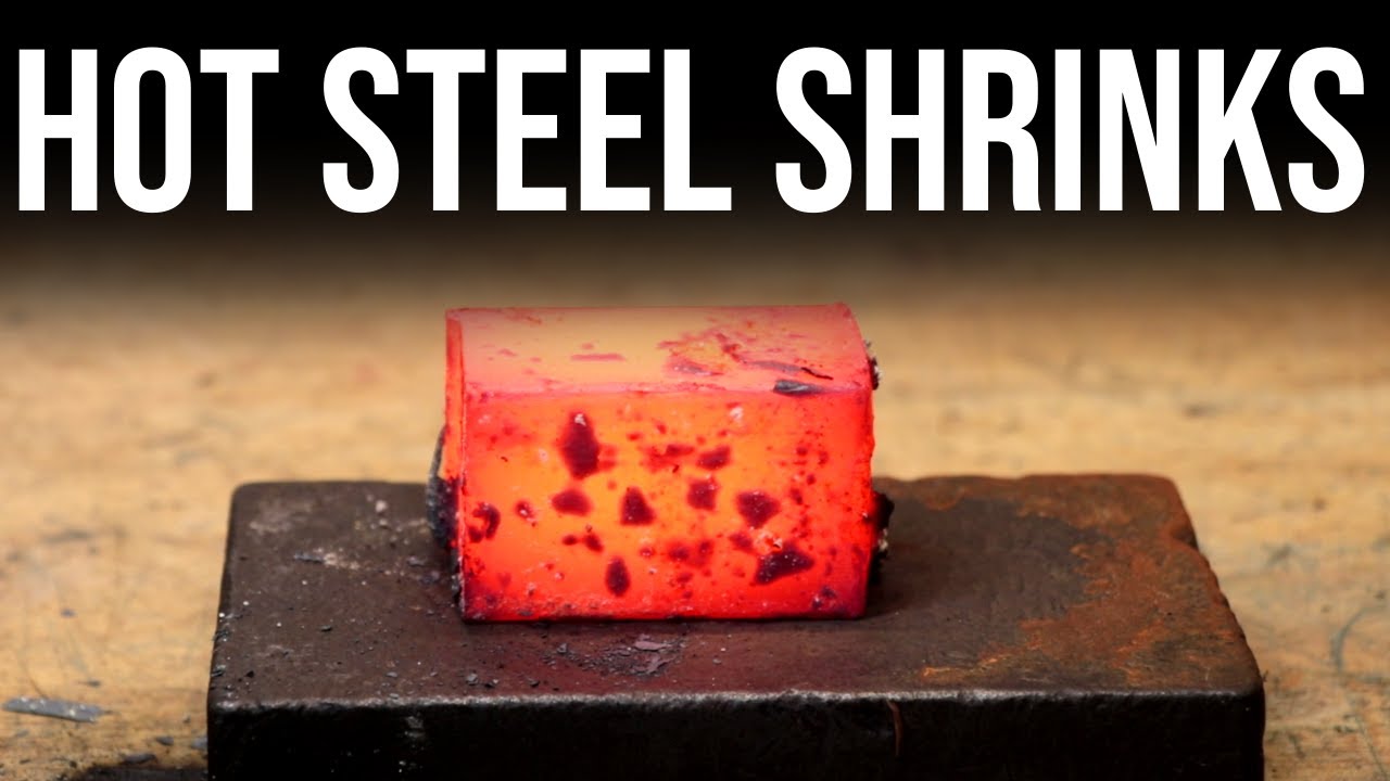 Steel shrinks when it gets hot. That's NOT Normal. - YouTube