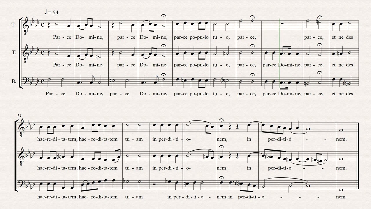 Parce, Domine (Menegali) - TTB - YouTube