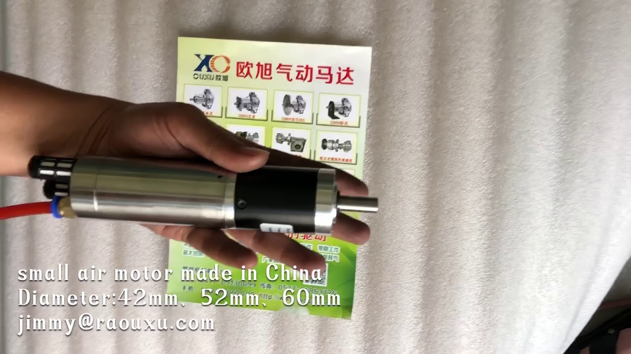 Small air motor made in China - YouTube