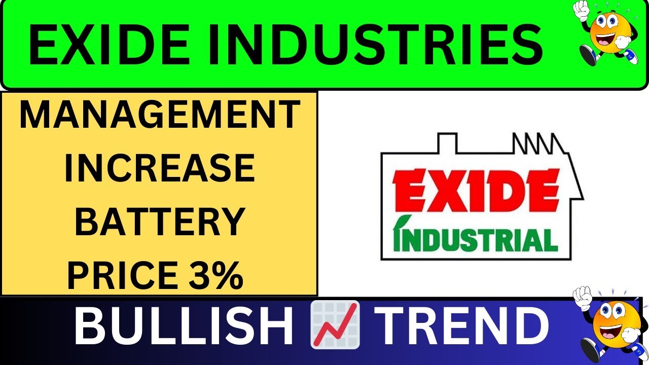 EXIDE INDUSTRIES INCREASE BATTERY PRICE || EXIDE INDUSTRIES SHARE ...