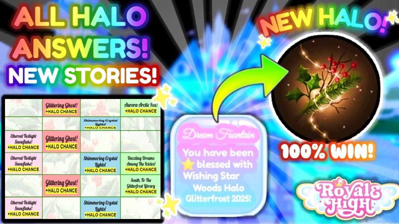 HOW TO WIN THE NEW HALO! 10 NEW HALO ANSWERS! 100% WIN! WISHING STAR ...