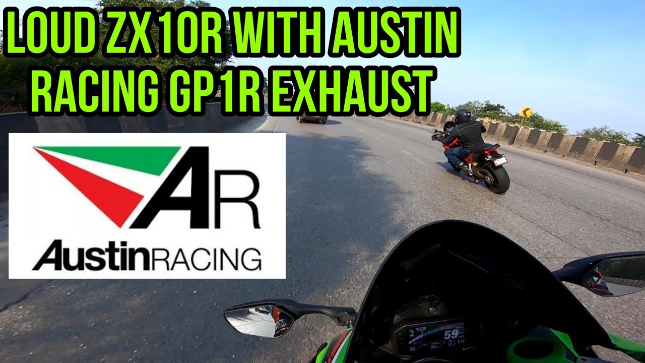 Kawasaki ZX10R 2024 with Loud Austin Racing GP1R Exhaust | Raw footage ...