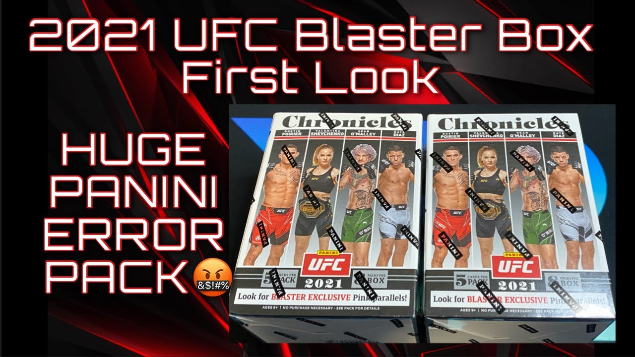 2021 UFC Chronicles Blaster Box Opening! - YouTube
