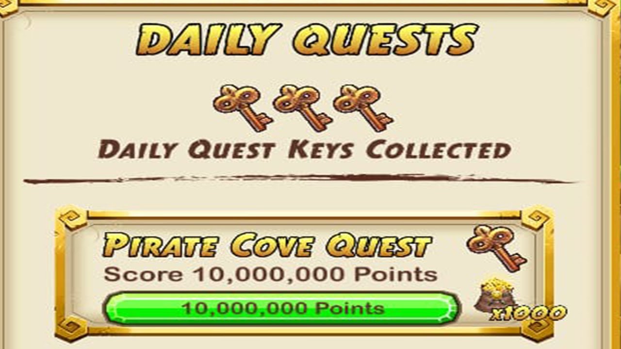 Temple Run 2 PIRATE COVE + SHIELD POWERUP DAILY QUESTS - YouTube