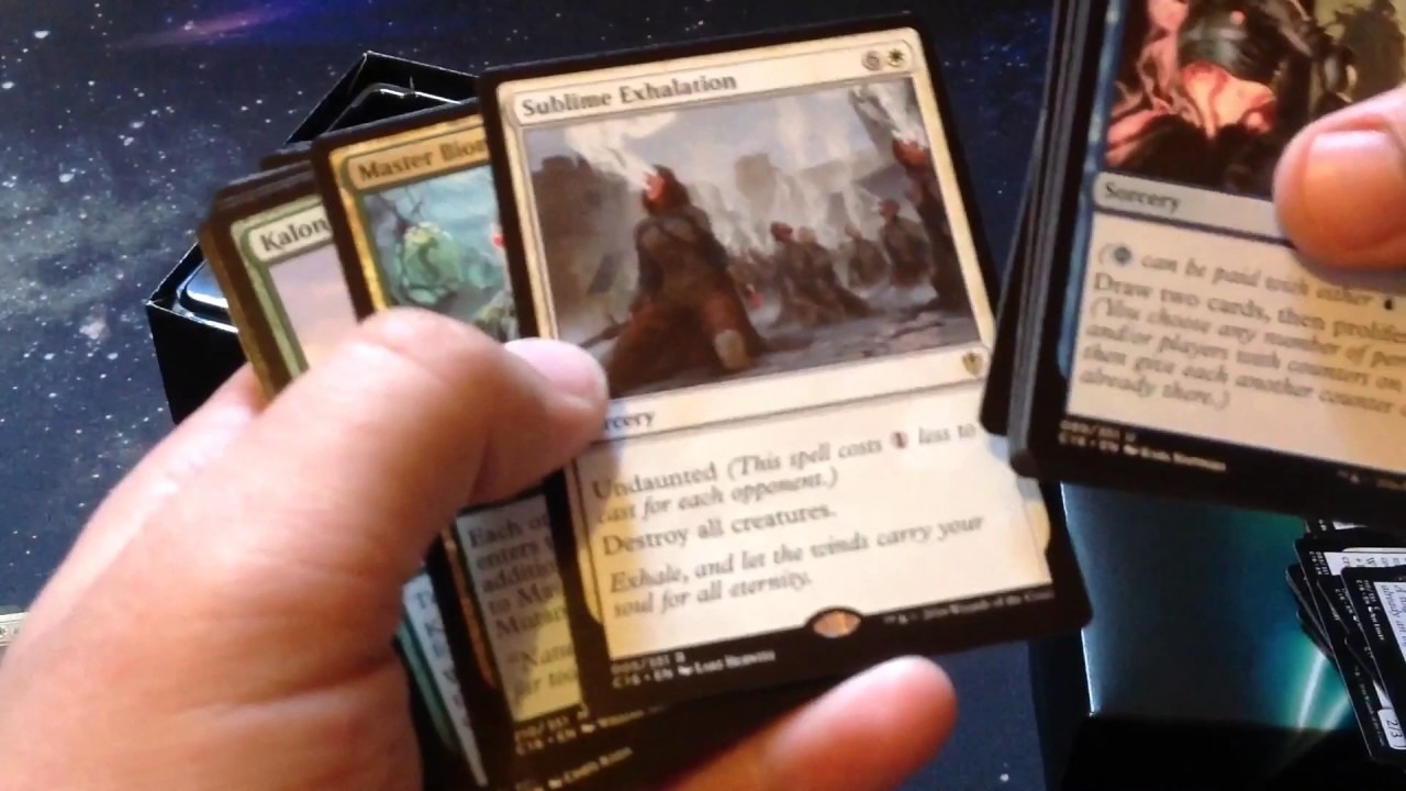 Commander 2016: Breed Lethality unboxing - YouTube