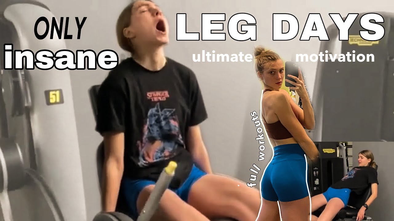 DOING ONLY INSANELY HARD LEG DAYS!? Ultimate LEG DAY MOTIVATION & form ...
