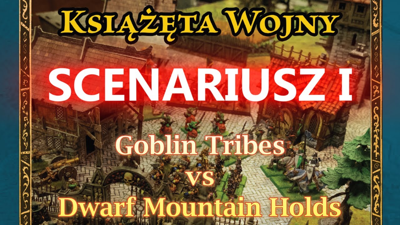Raport Bitewny Warhammer The Old World - Goblins vs Dwarves - YouTube