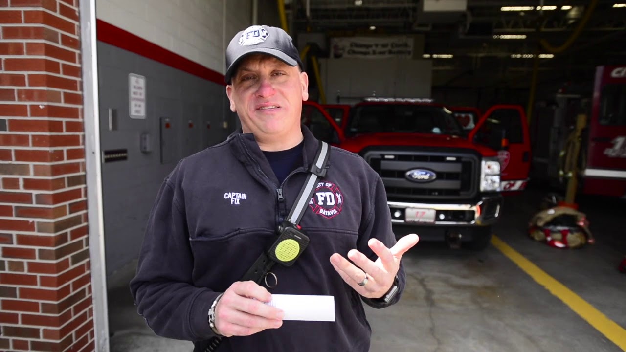 Batavia Fire Dept. COVID-19 precautions - YouTube