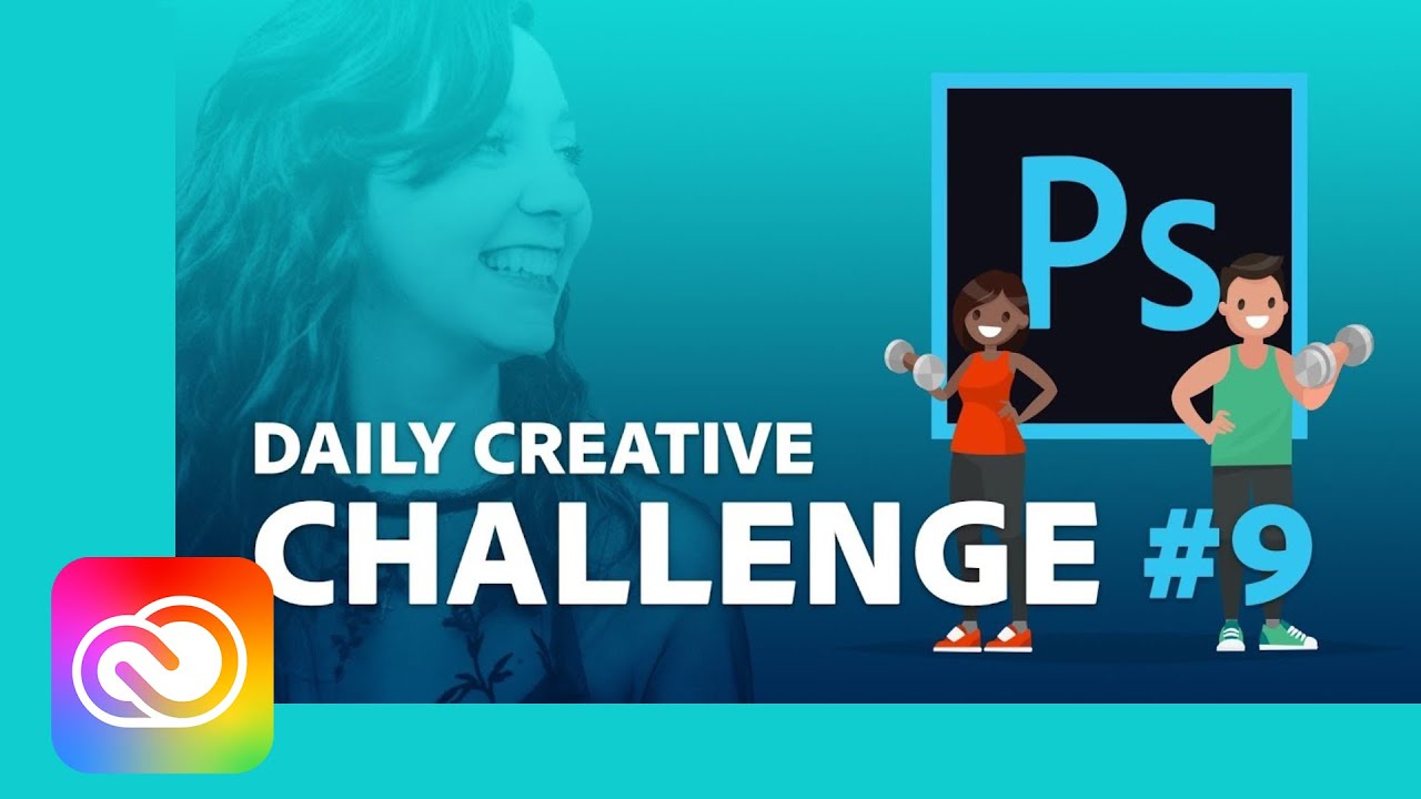 Photoshop Daily Creative Challenge #9 | Adobe Creative Cloud - YouTube