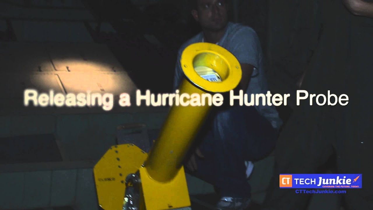 Hurricane Hunter Probe Release - YouTube
