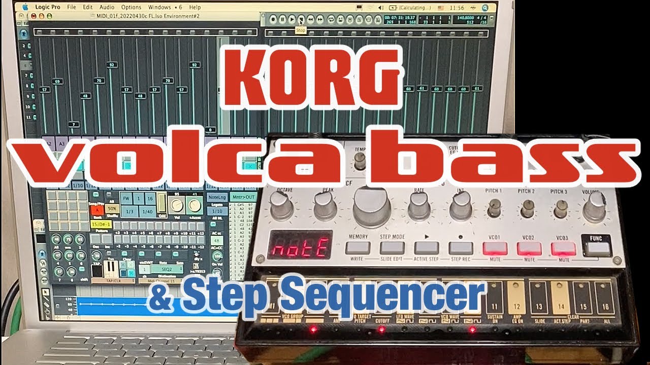 KORG Volca Bass & Step Sequencer - YouTube