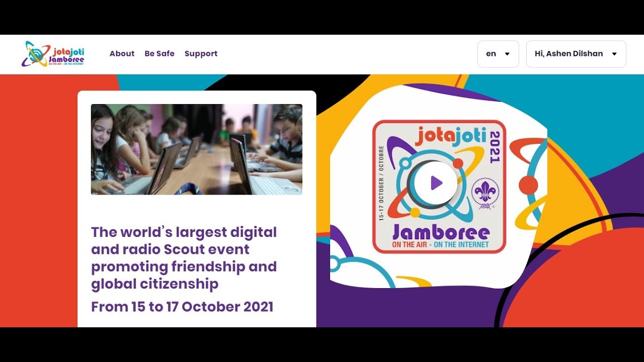 How to Register scout.org & JOTA JOTI 2021 - YouTube