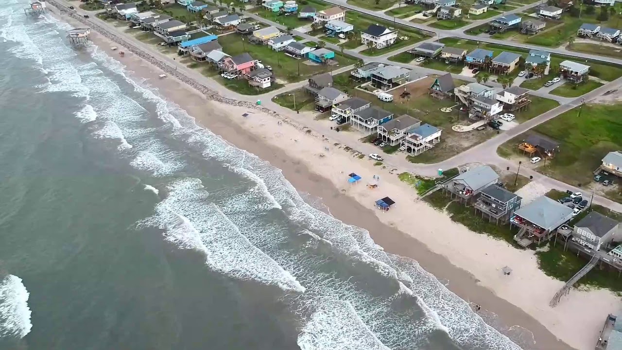 Surfside Beach aerial view - YouTube