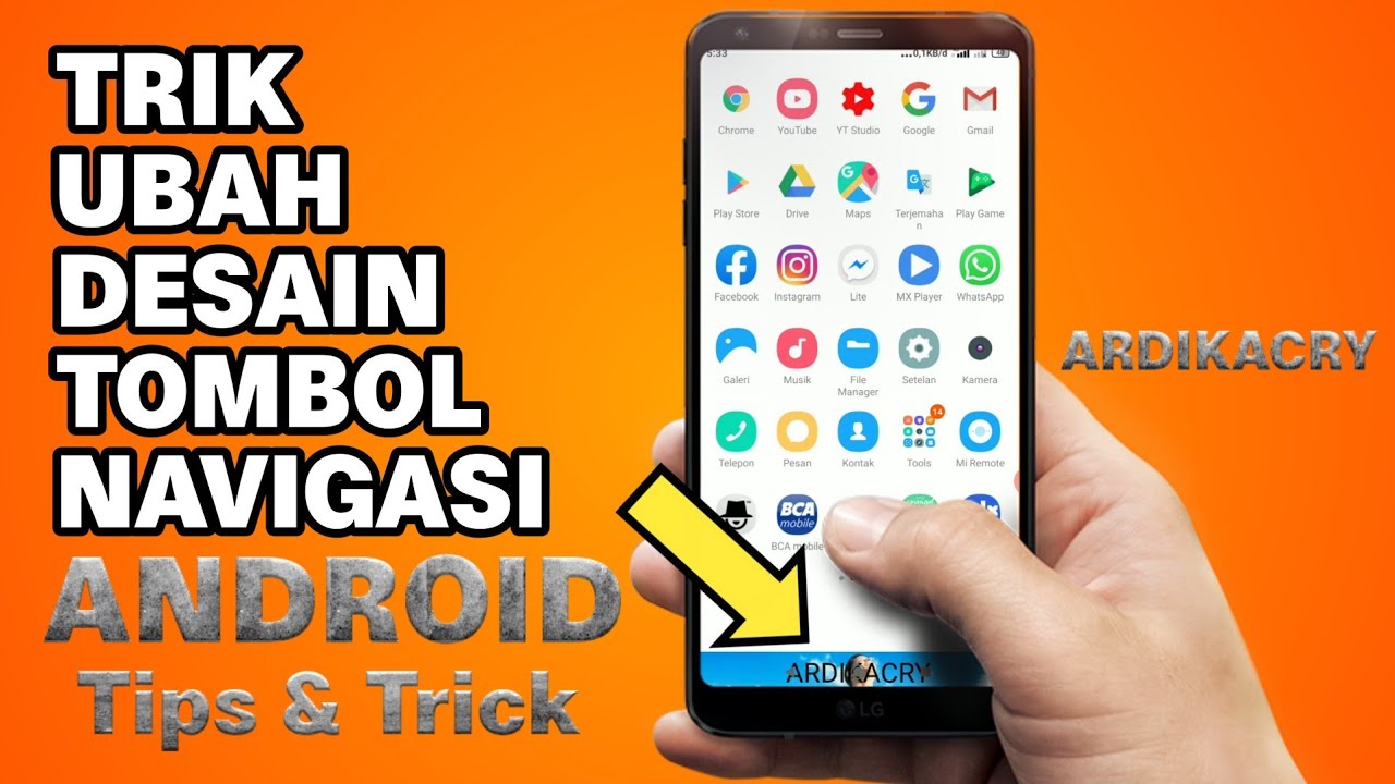 Trik Merubah Desain Tombol Navigasi Di Hp Android Lebih Menarik Di ...