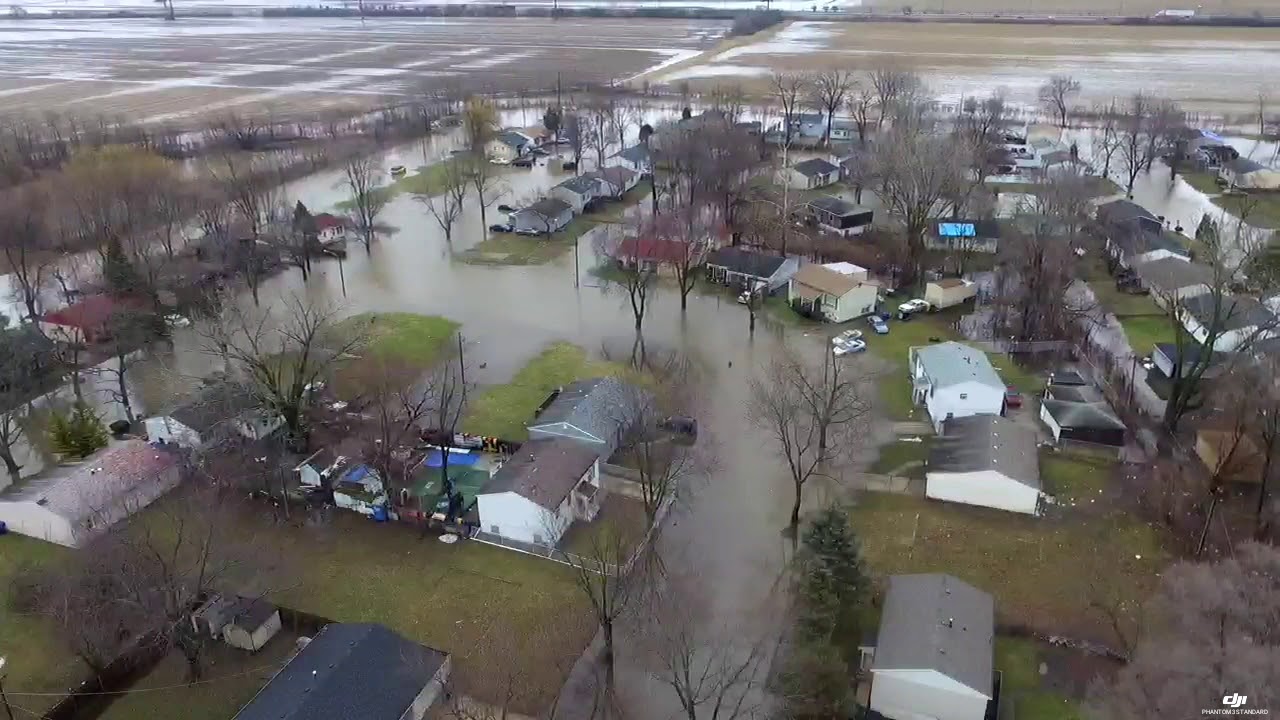 Ford heights il flood zone - YouTube
