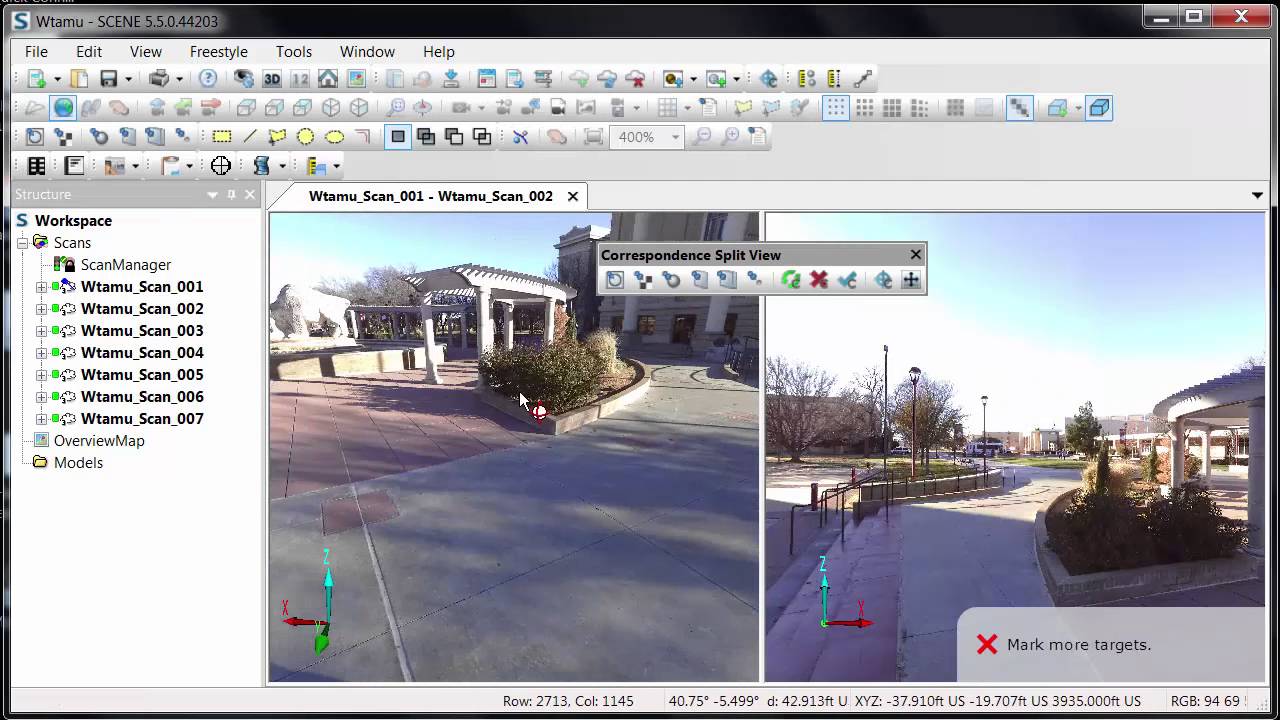 faro scene registration - YouTube