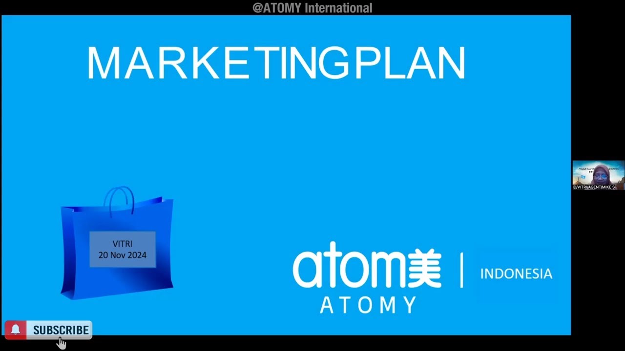 ATOMY Marketing Plan (Bahasa Indonesia) | Vitri 🇮🇩 - YouTube