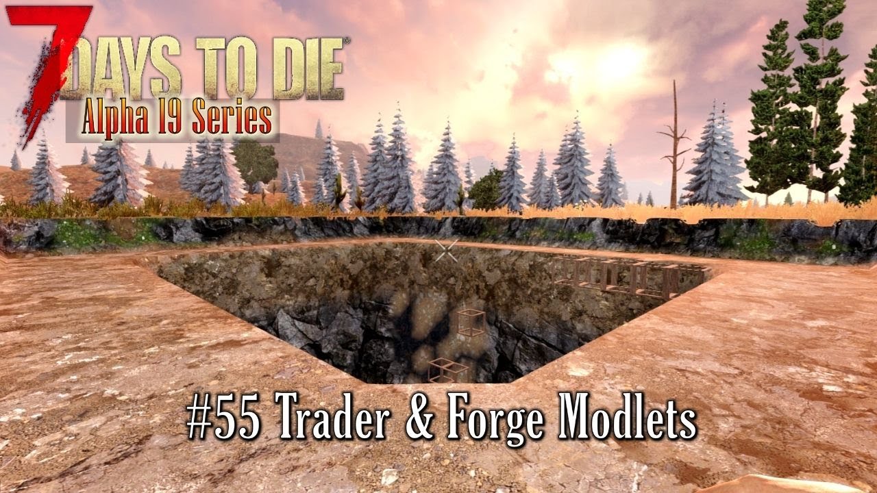 Alpha 19 | Base Work: New Pit Base Horde Design! | 7 Days to Die Alpha ...