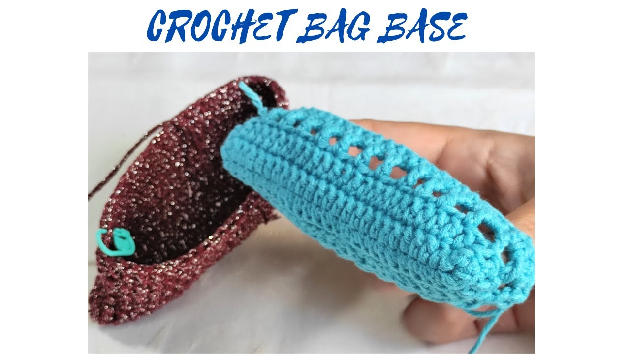 HOW TO CROCHET AN EASIEST BAG BOTTOM BASE FOR BEGINNERS! - YouTube