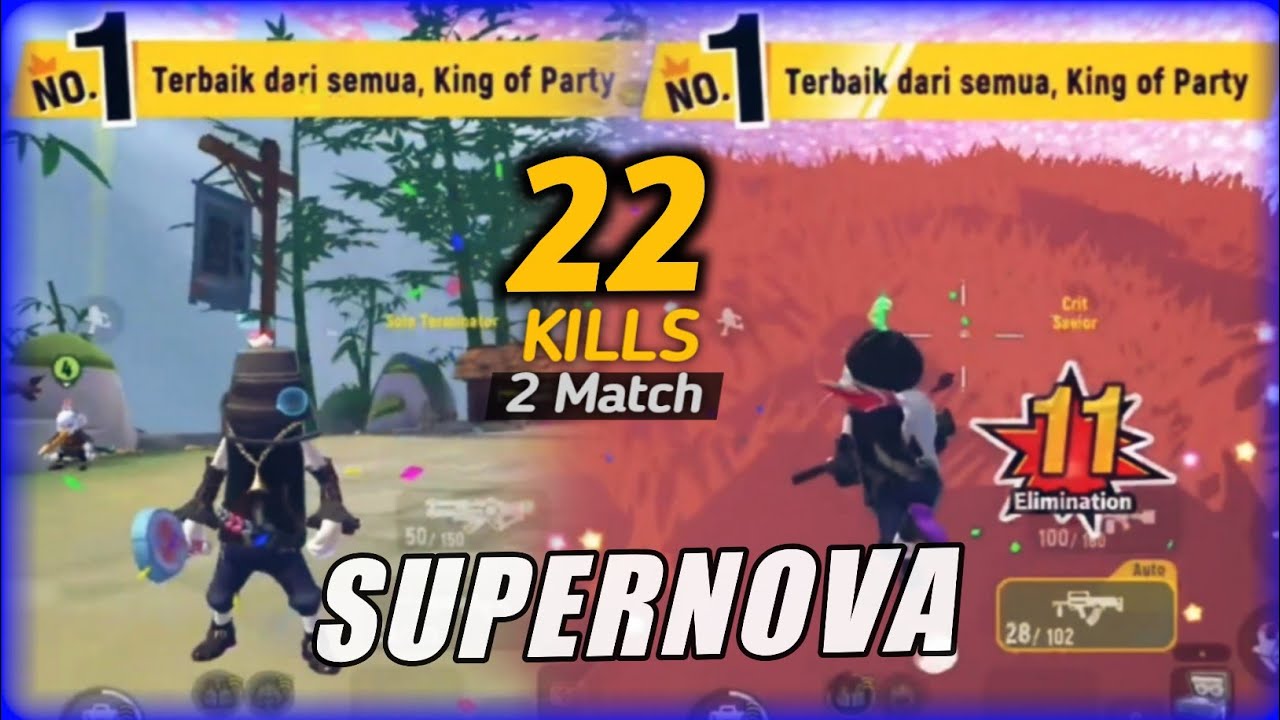22 Kill - SUPERNOVA highlights Full Squad, 3 vs Squad | SAUSAGE MAN - Bang Path - YouTube