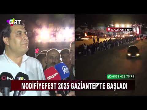 Gaziantep'te ModifiyeFest 2025 nefes kesen drift gösterileri ile başladı