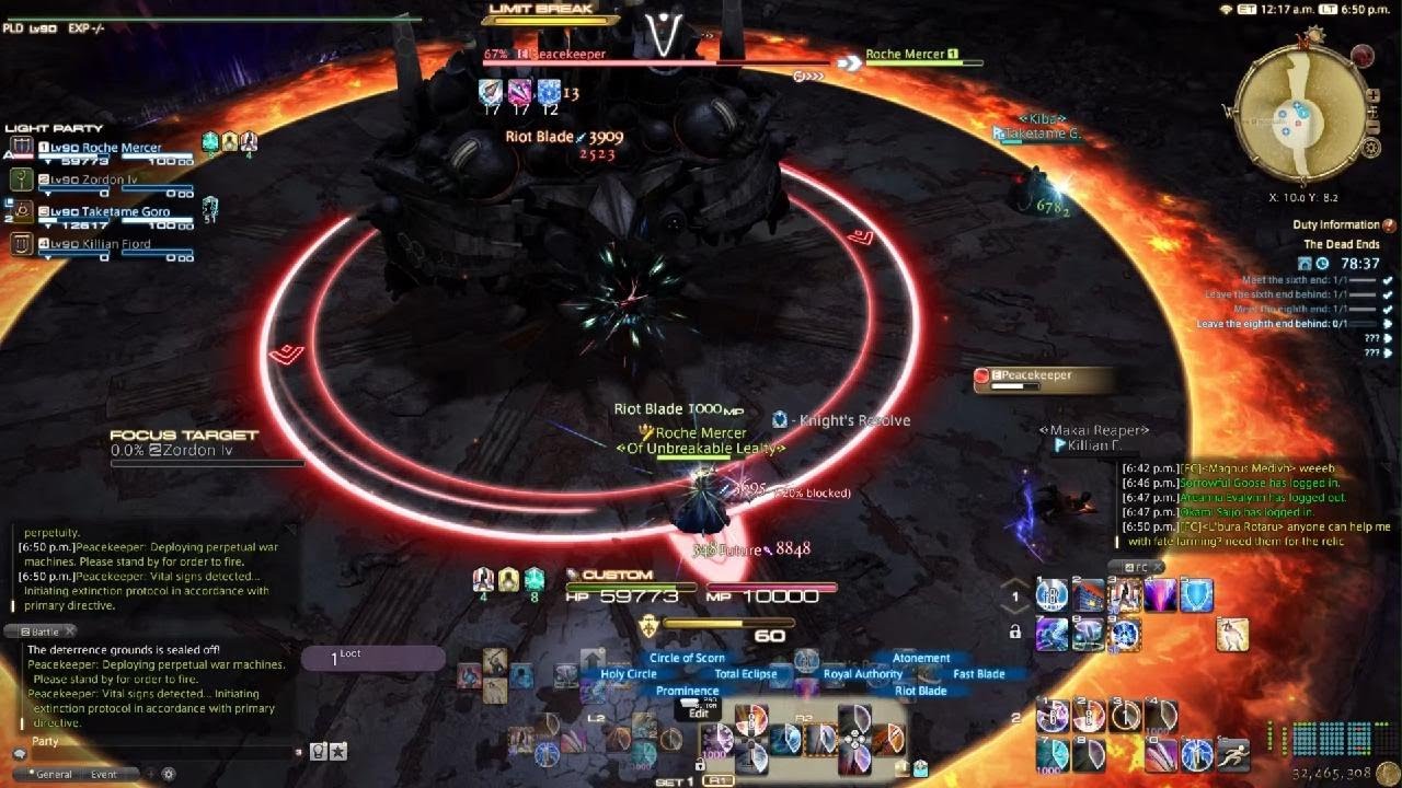 Helping a Cursed Level 90 Dungeon Run (Final Fantasy XIV Online) - YouTube