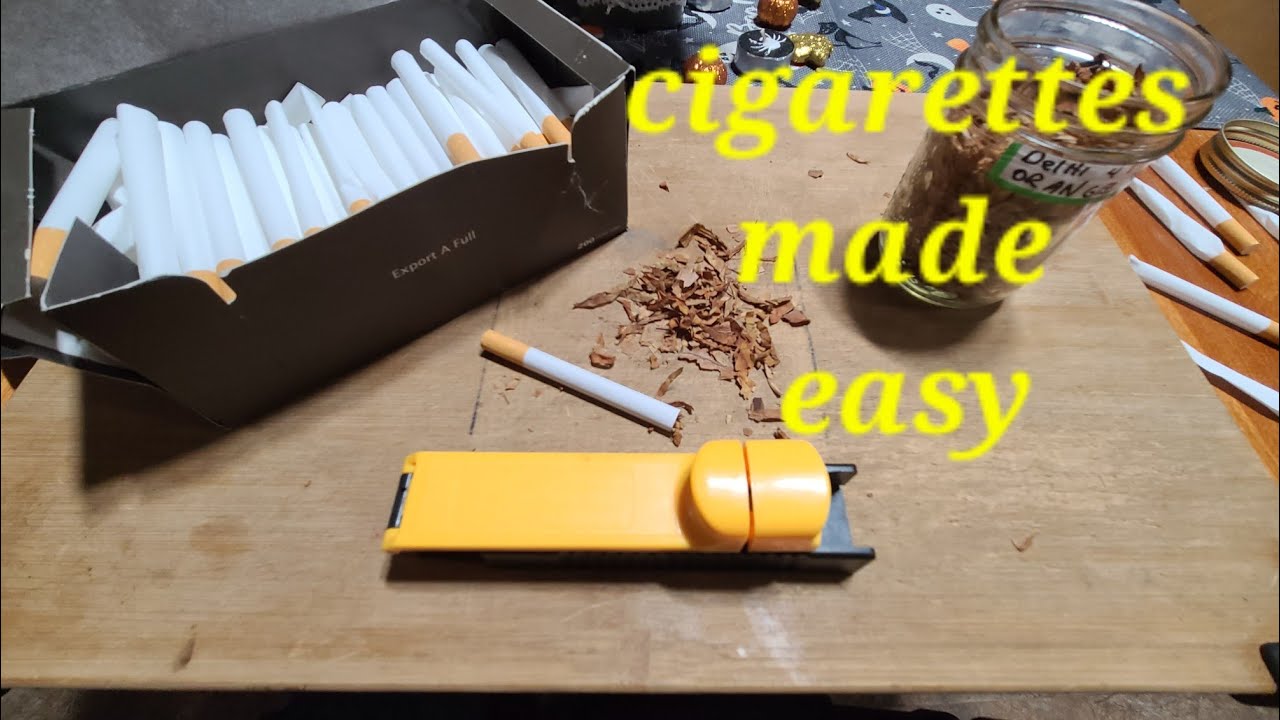 Cigarettes Made Easy - YouTube