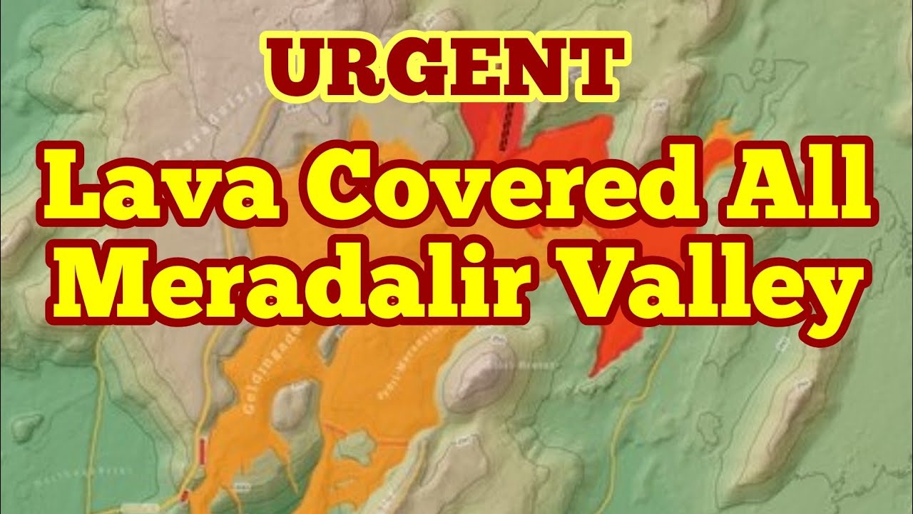 Thick Lava Covered Meradalir Valley In Iceland Meradalir Fagradalsfjall ...