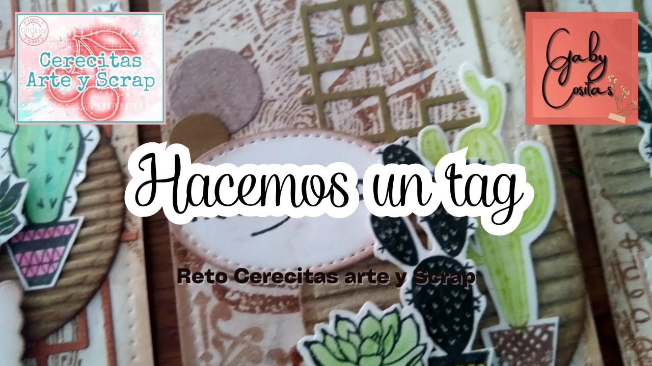 Como hacer un tag usando sellos ***Gaby Cositas*** - YouTube