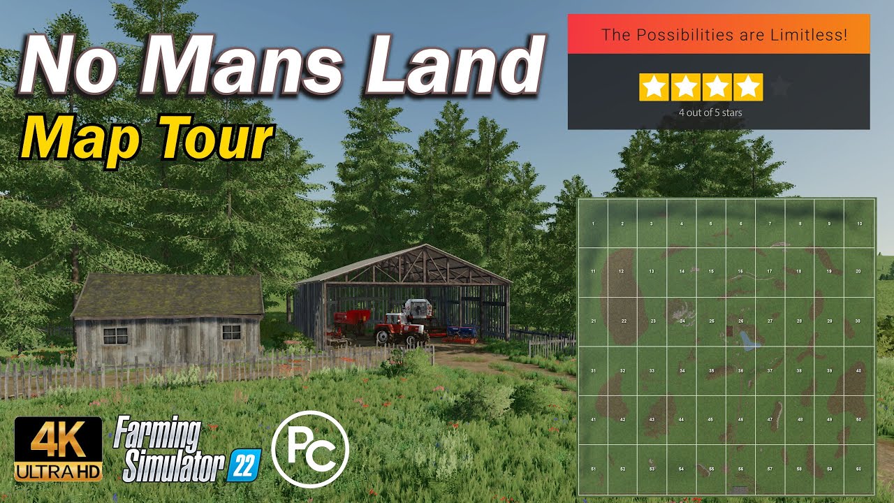 No Mans Land | Map Review | Farming Simulator 22 - YouTube