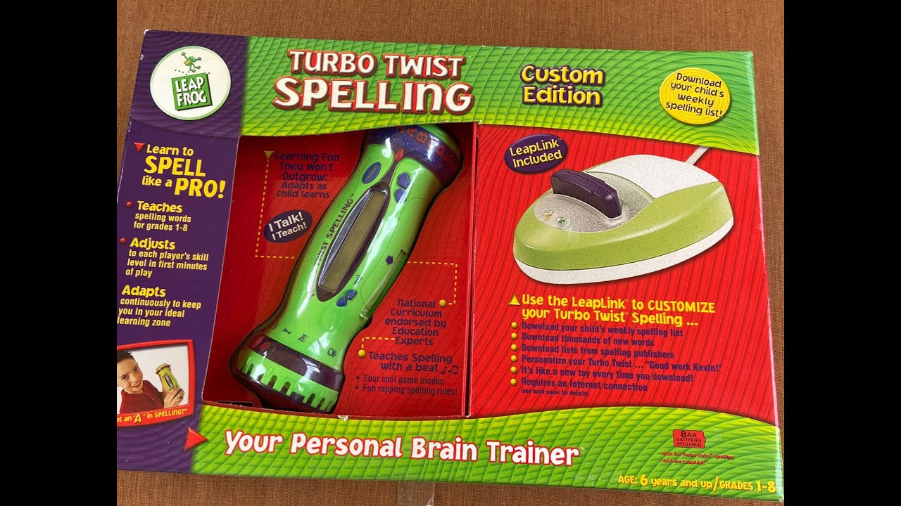 LeapFrog Turbo Twist Spelling Quantum Leap Learning System - YouTube