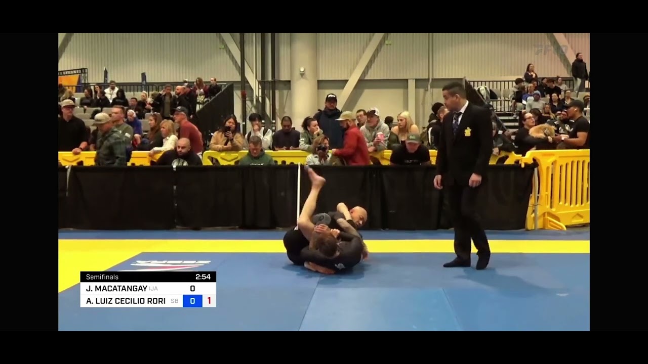 Andre Pontes vs Jeff Macatangay IBJJF NO GI World 2023 Semifinal - YouTube
