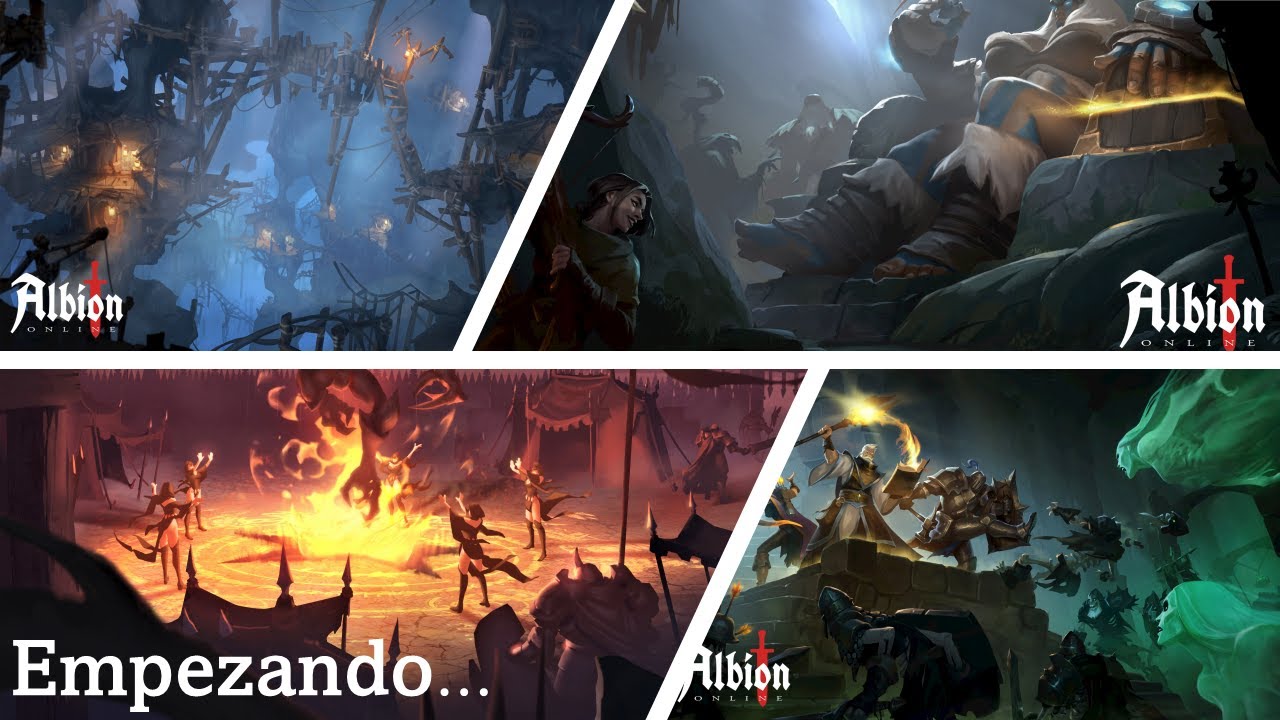 Testeando las grupales en el test server | Albion Online - YouTube