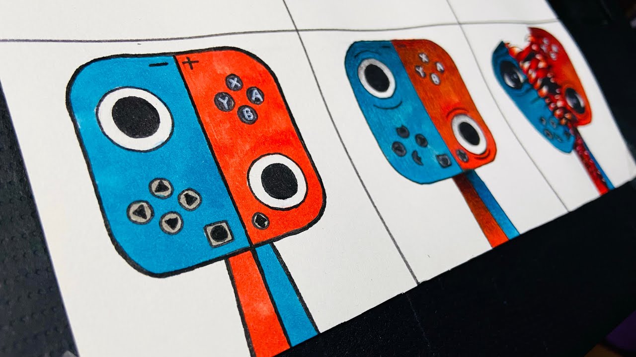 Drawing sprunki Oc: Nintendo Switch phase 1-3 / incredibox My sprunki ...