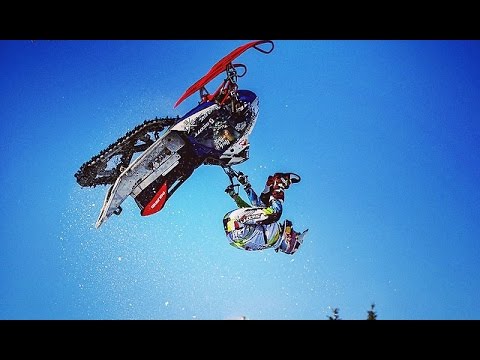 Snowmobile backflip record - YouTube