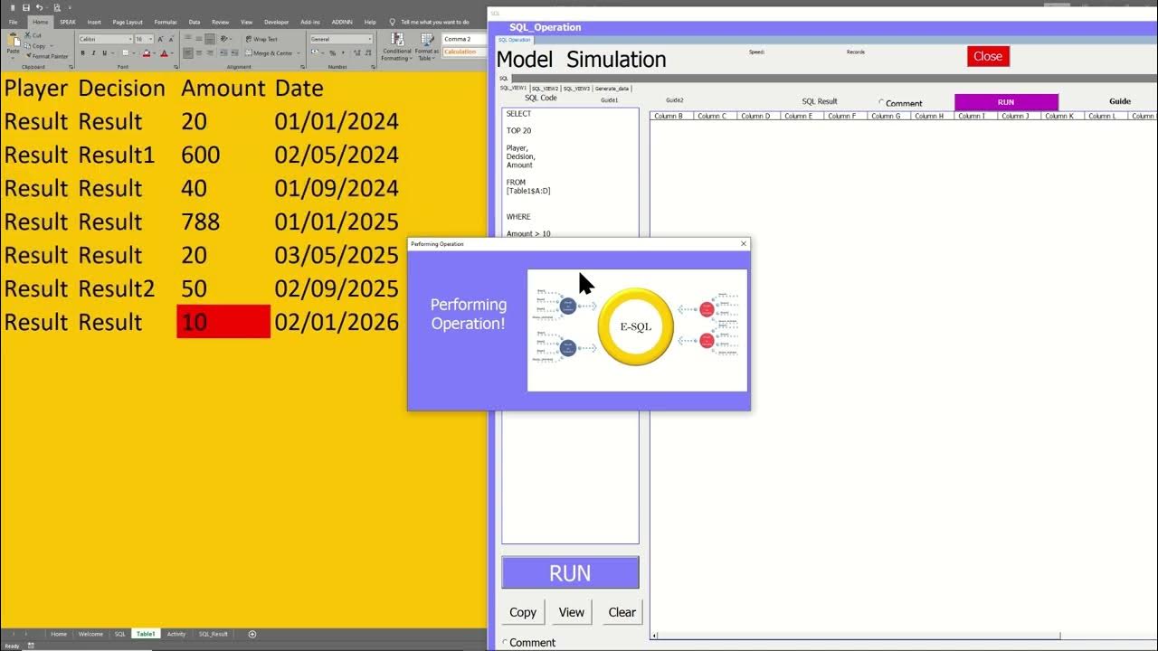 ESQL SAMPLE CODE - YouTube