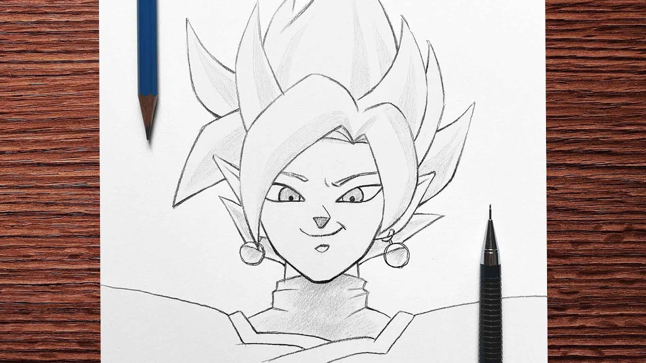 Easy anime drawing | how to draw Fused Zamasu step by step - YouTube