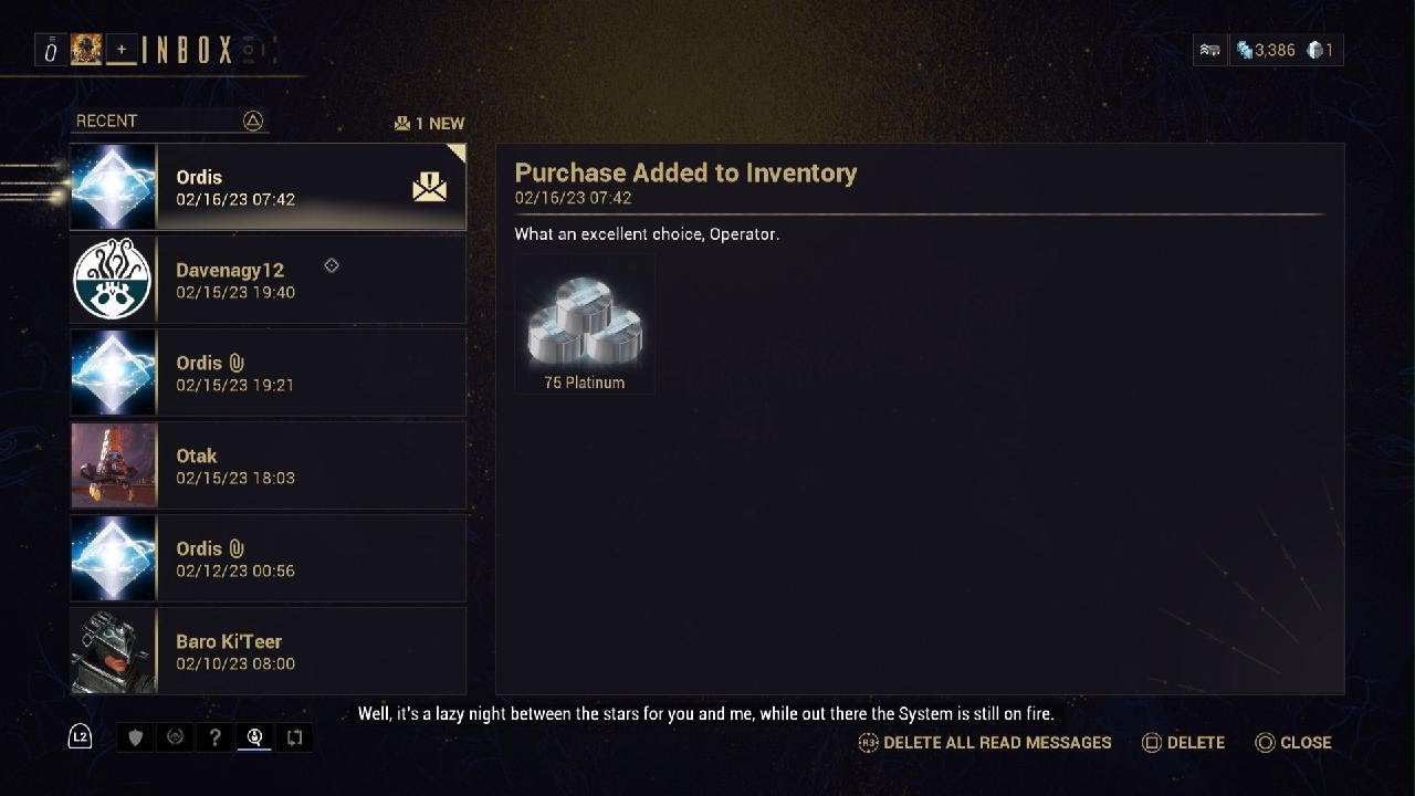 Warframe: Nightwave Dialogue - YouTube