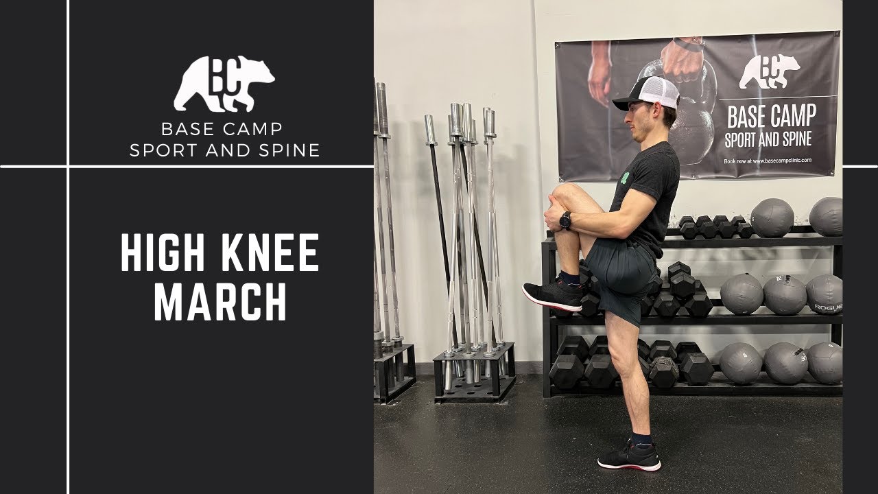 HOW TO: High Knee March - RUNNING WARM UP - YouTube