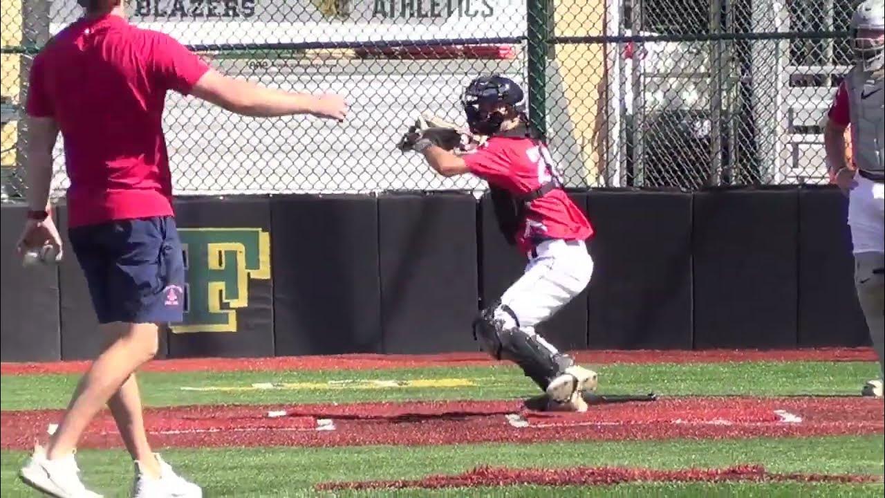 Drew Emrich Catching - Mid Atlantic Red Sox - Filmed June 2024 - www.PlayInSchool.com - YouTube