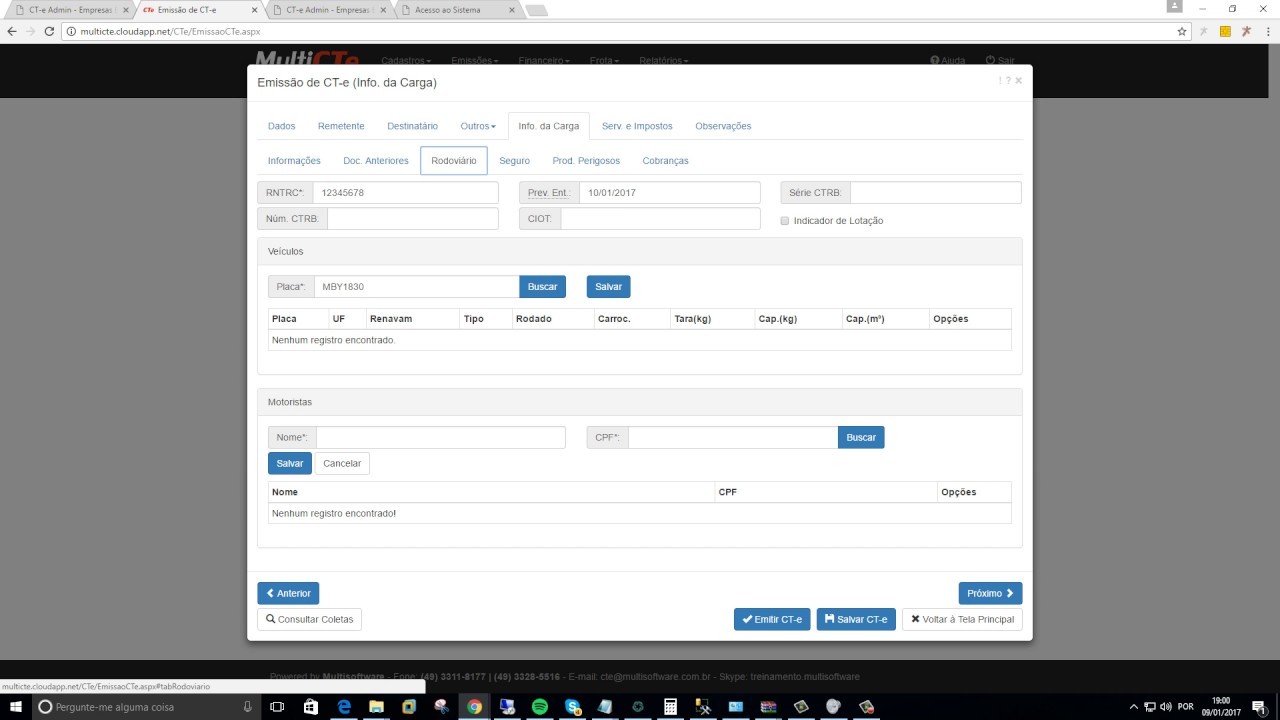 Emissão de CTe - MultiCTe - YouTube