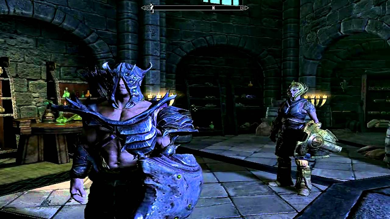 Skyrim - Falmer Armor - Rare Heavy Armor Set - YouTube