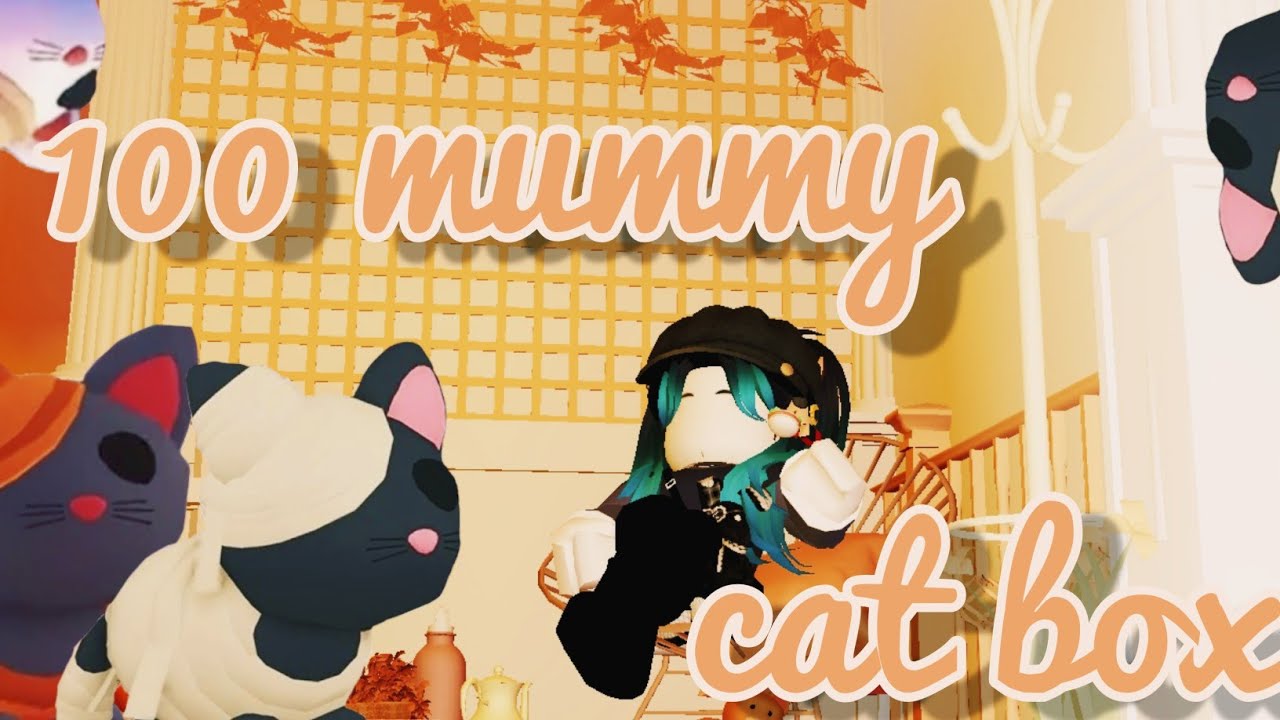 Opening 100 mummy cat boxes!|roblox - YouTube