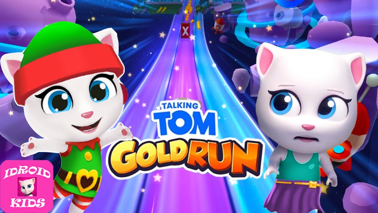 RUN! RUN! RUN! TALKING TOM GOLD RUN NEW SPACE WORLD ELF ANGELA VS NEON ...