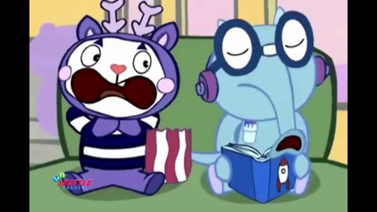 wheels on the bus(happy tree friends) - YouTube