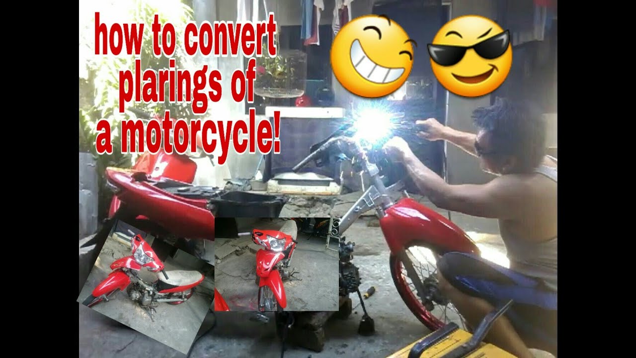 How to convert plarings of a motorcycle! - YouTube