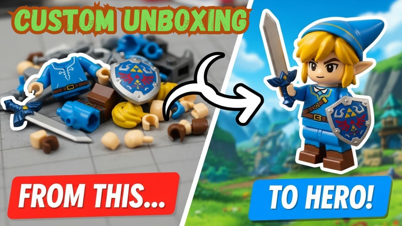 BUILDING MY VERY OWN MINIATURE FIGURE OF LINK, THE HERO OF HYRUL! - YouTube