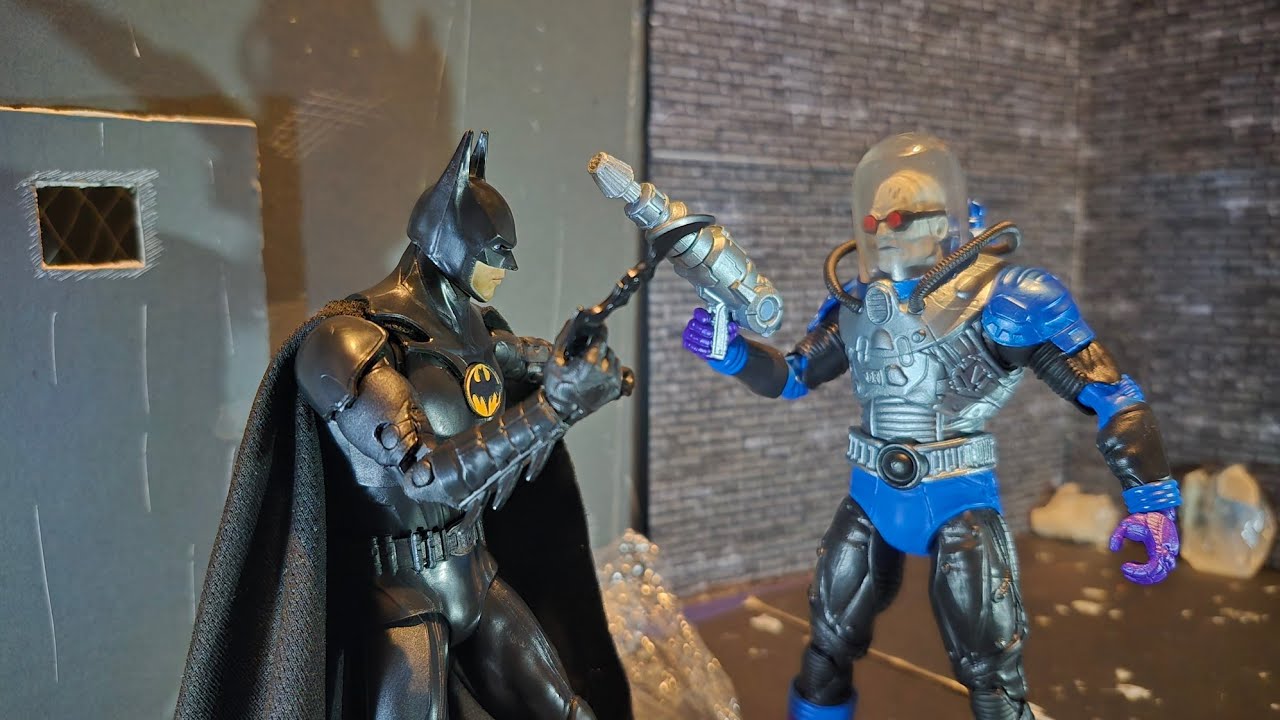 Batman vs Mr. Freeze - Batman Stop Motion Animation - YouTube